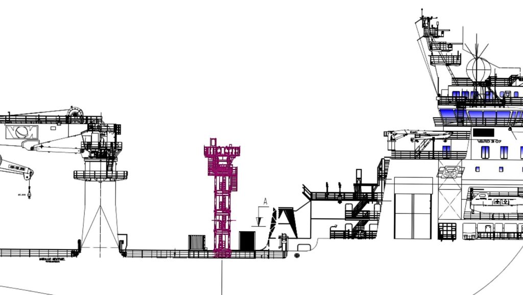 Telescopic access bridge (gangway) integration